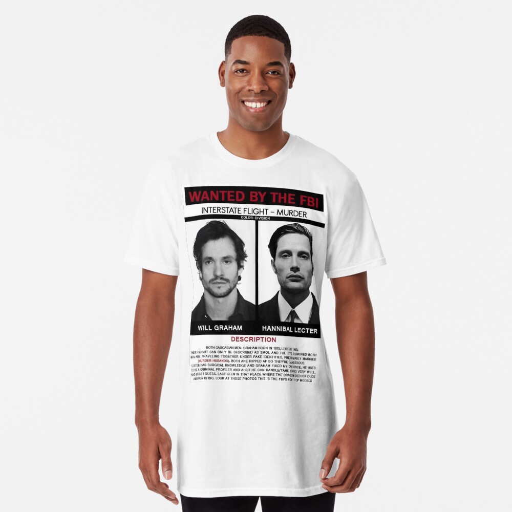 "Hannibal lecter and will graham wanted poster" Poster for Sale by ...