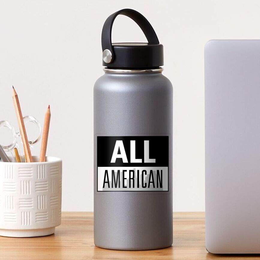 "All American Logo" Sticker for Sale by mental-tvaddict | Redbubble