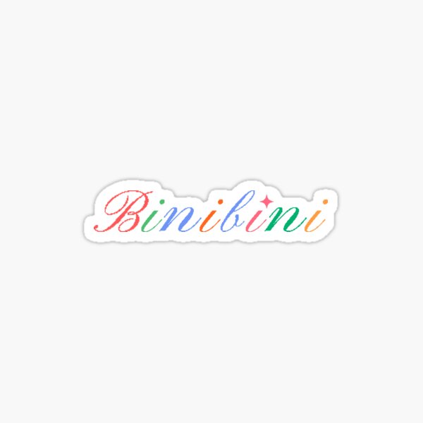 "Binibini Bini" Sticker for Sale by velaryons | Redbubble