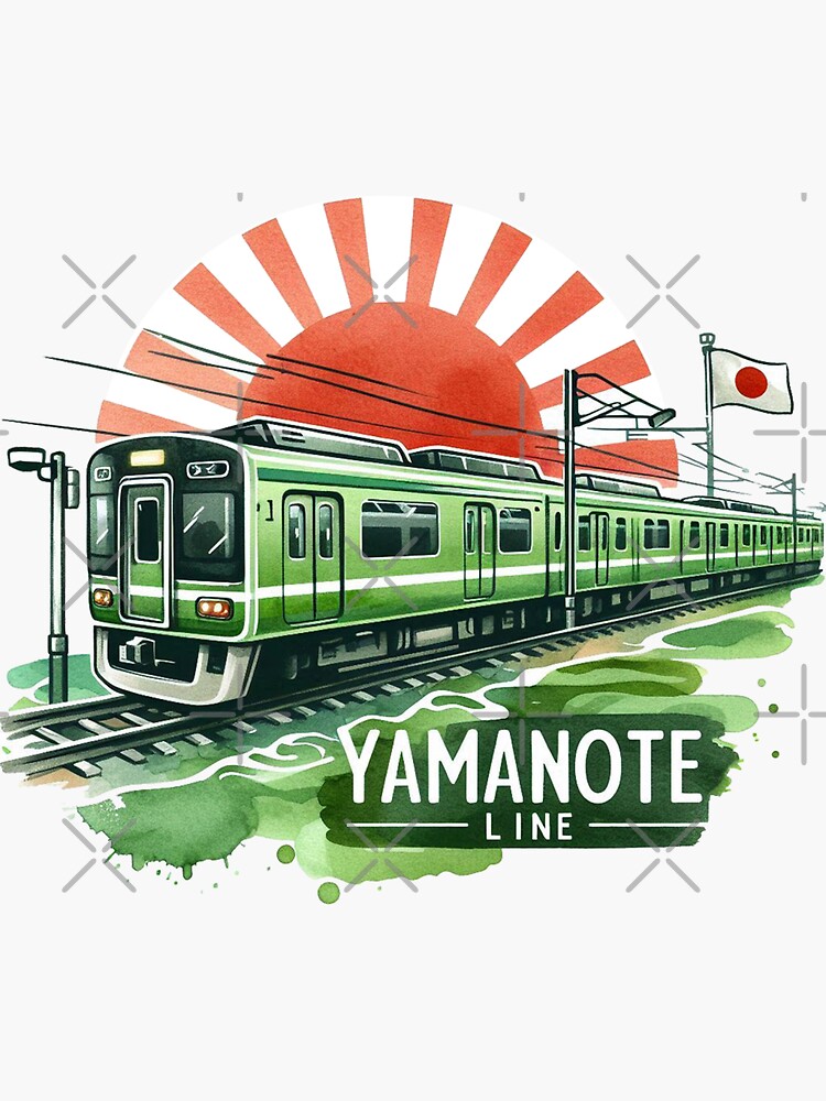 "Yamanote Line a Yamanote Line a Yamanote Line" Sticker for Sale by ...