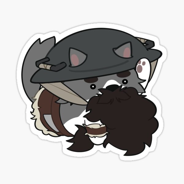 "Senshi Cat | Dungeon Meshi | Delicious in Dungeon " Sticker for Sale ...