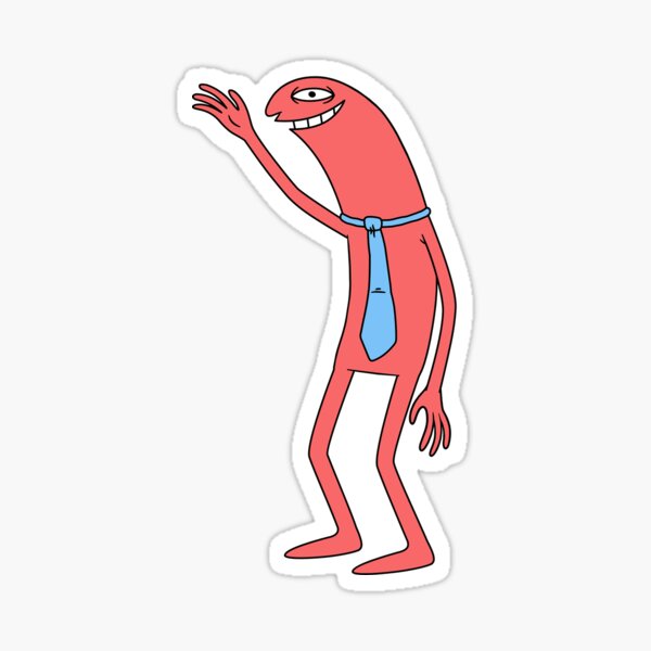 "Smiling friends allen" Sticker for Sale by socrazy3 | Redbubble