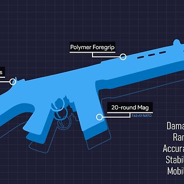 "FN FAL Schematics" Sticker for Sale by WarrenVance | Redbubble