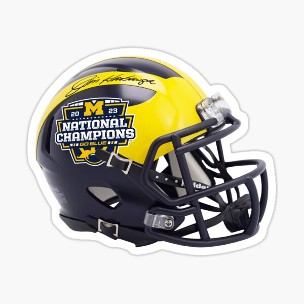 "Michigan helmet " Sticker for Sale by cmhismuse | Redbubble