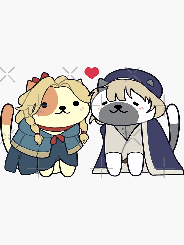 "Farcille Cat | Dungeon Meshi | Delicious in Dungeon " Sticker for Sale ...