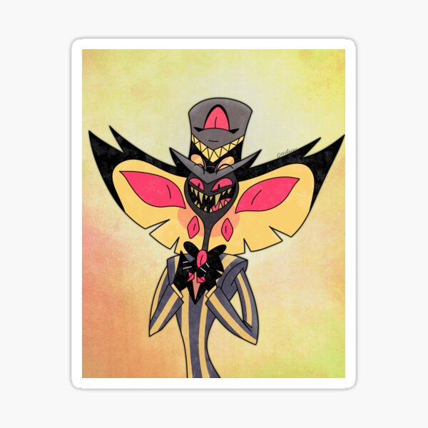 "Sir Pentious digital drawing | Hazbin Hotel Fanart" Sticker for Sale ...