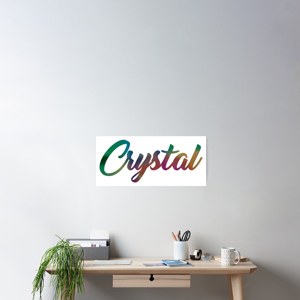 "Crystal" Sticker for Sale by xRadicalRainbow | Redbubble