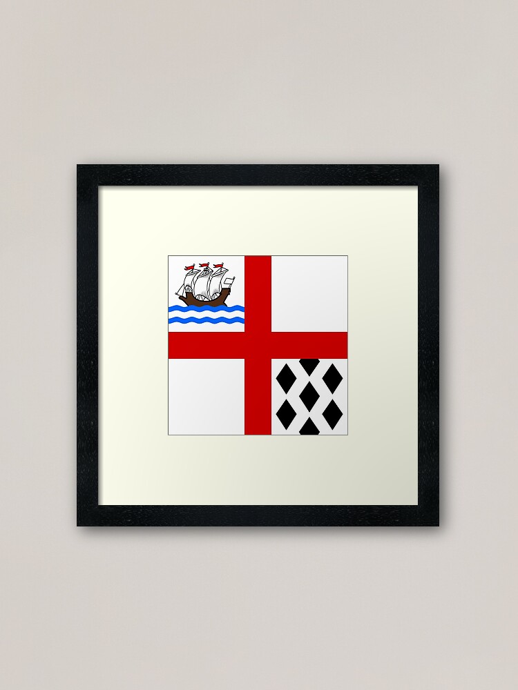 "Flag of Nanaimo" Framed Art Print for Sale by abbeyz71 | Redbubble