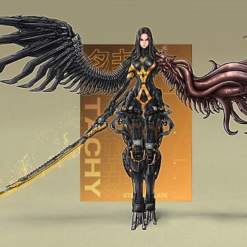 "Tachy boss version without helmet, stellar Blade" Sticker for Sale by ...