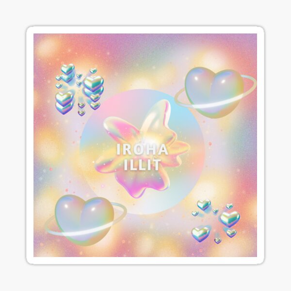 "ILLIT IROHA // debut design" Sticker for Sale by StarryPopStuff ...