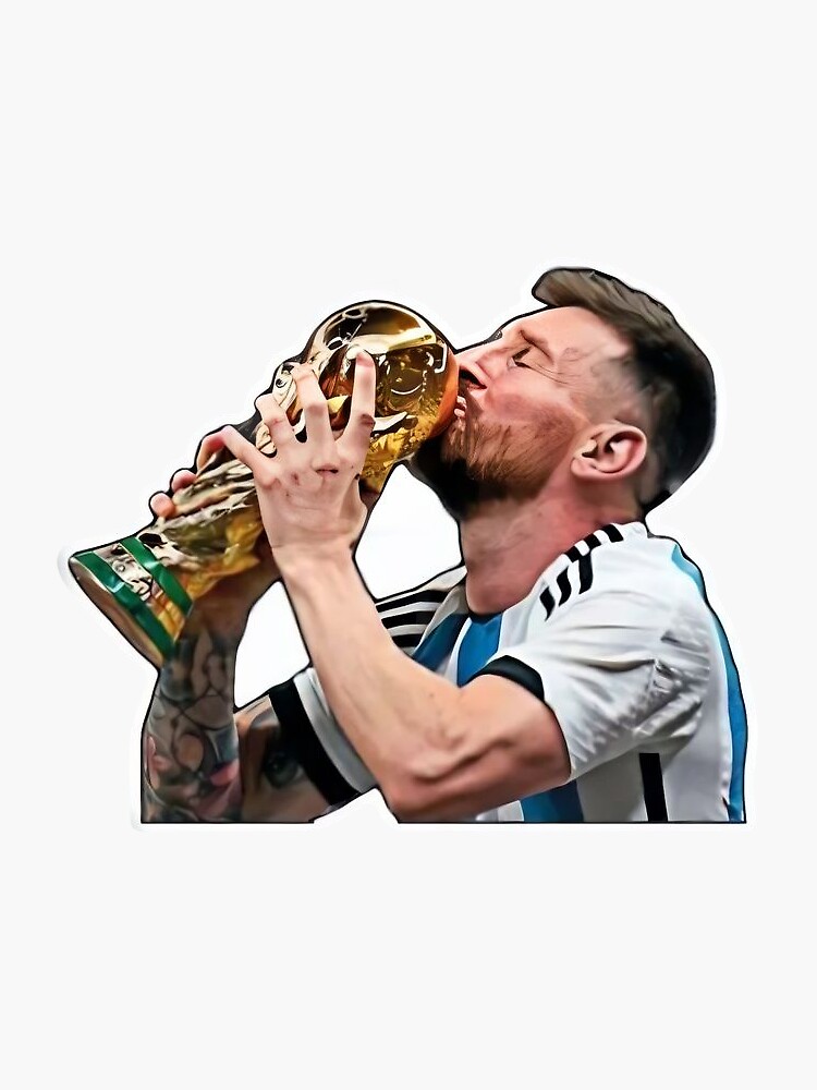 "Messi sticker" Sticker by IbarraDesigns | Redbubble