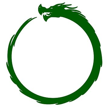 "Ouroboros " Sticker for Sale by Animals-by-JB | Redbubble