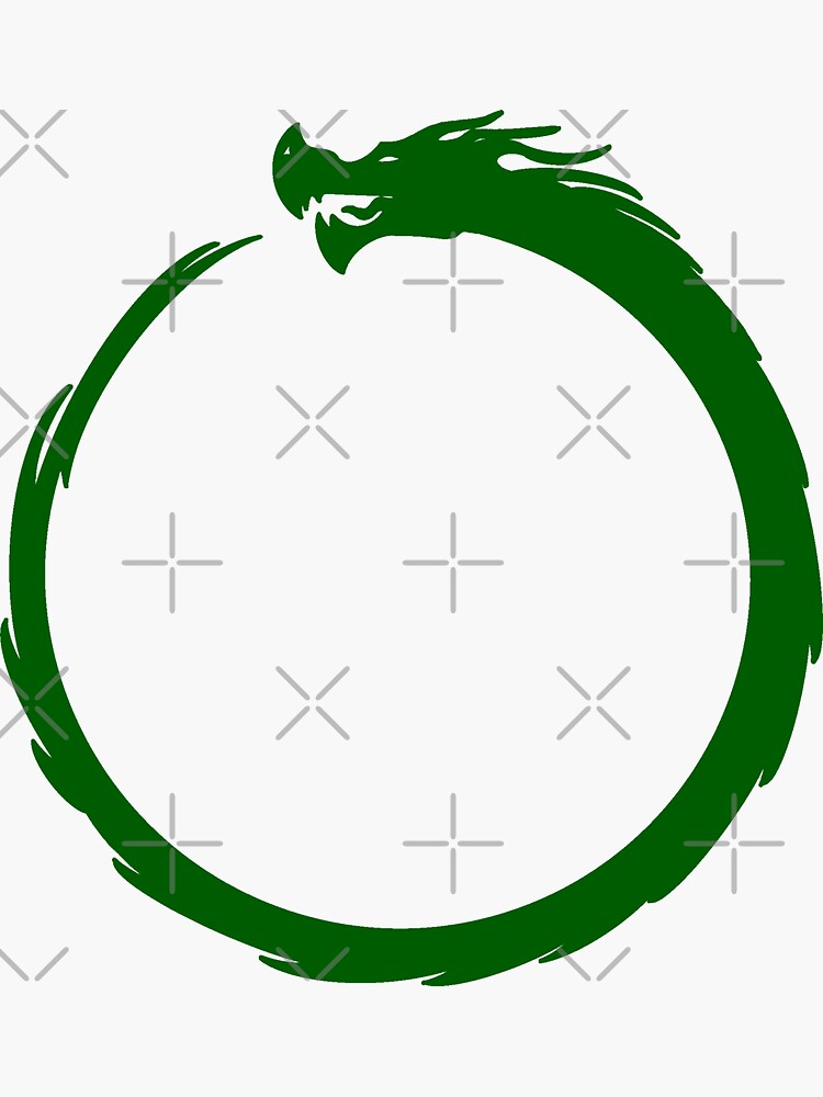 "Ouroboros " Sticker for Sale by Animals-by-JB | Redbubble