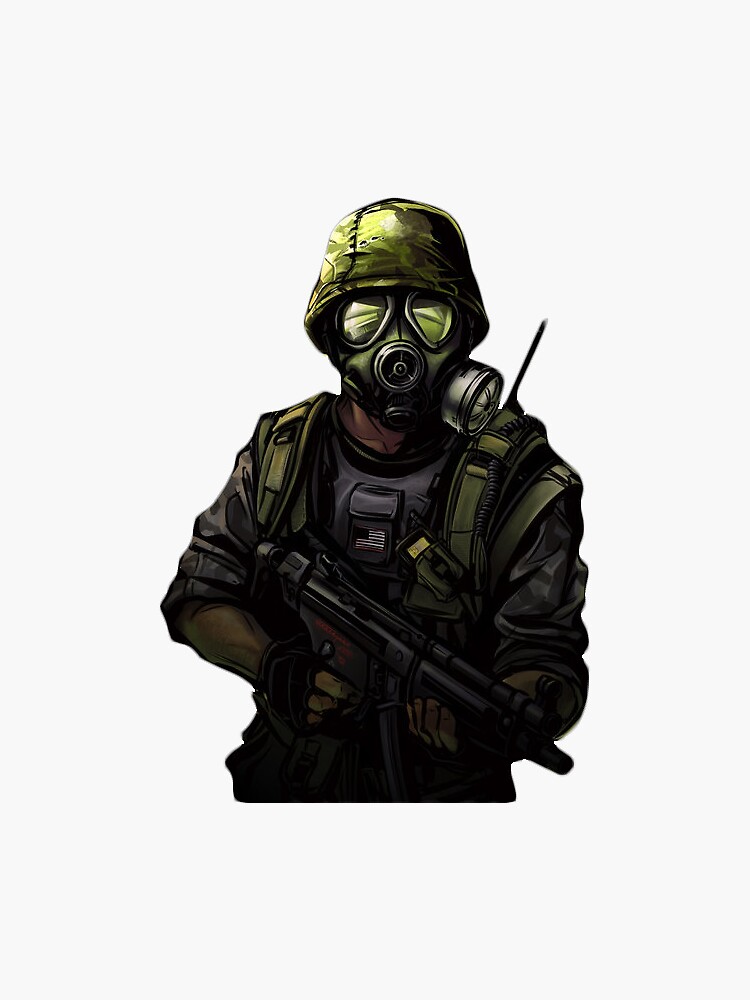 "Half Life: Opposing Force "Adrian Shephard" Marines HECU Sticker ...