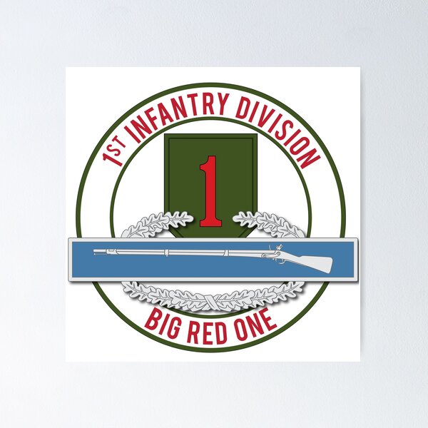 "1st Infantry Combat Infantry Badge CIB" Poster for Sale by jcmeyer ...