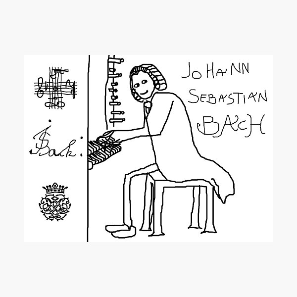 "The three signatures of Bach" Photographic Print for Sale by BN18 ...