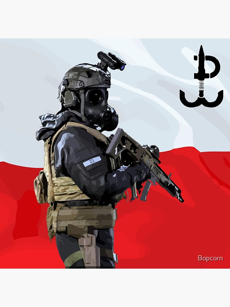 "Polish GROM Operator" Poster for Sale by Bop Smelik | Redbubble