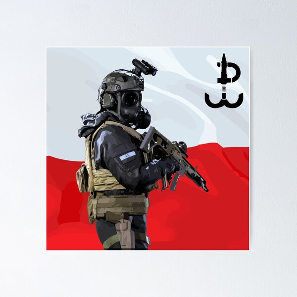 "Polish GROM Operator" Poster for Sale by Bop Smelik | Redbubble