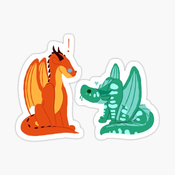"Unlikely Friends" Sticker for Sale by JovialFire | Redbubble