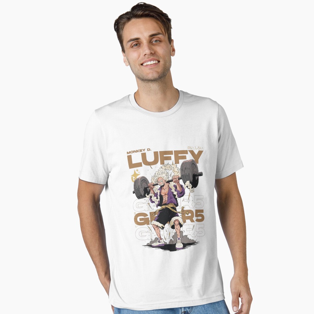 "Gear 5 Gym Luffy" Sticker by Playful-Monster | Redbubble