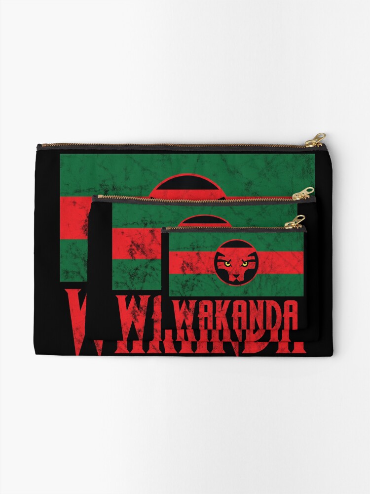 "wakanda flag" Zipper Pouch for Sale by Shirt Dorks | Redbubble