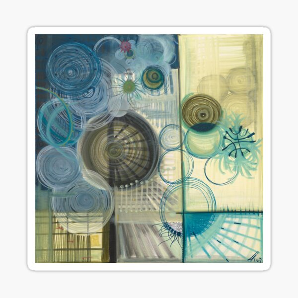 "Mixed Emotions" Sticker for Sale by Jo Parsons | Redbubble