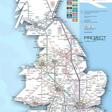"GB train operators map June 2024" Art Print for Sale by MrMappy ...