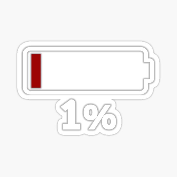 "1 Percent " Sticker for Sale by FYS-Arte-Style | Redbubble