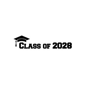 "Class of 2028" Sticker for Sale by LinDraws | Redbubble