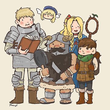 "Dungeon Meshi Group Photo " Sticker for Sale by ParisArts | Redbubble