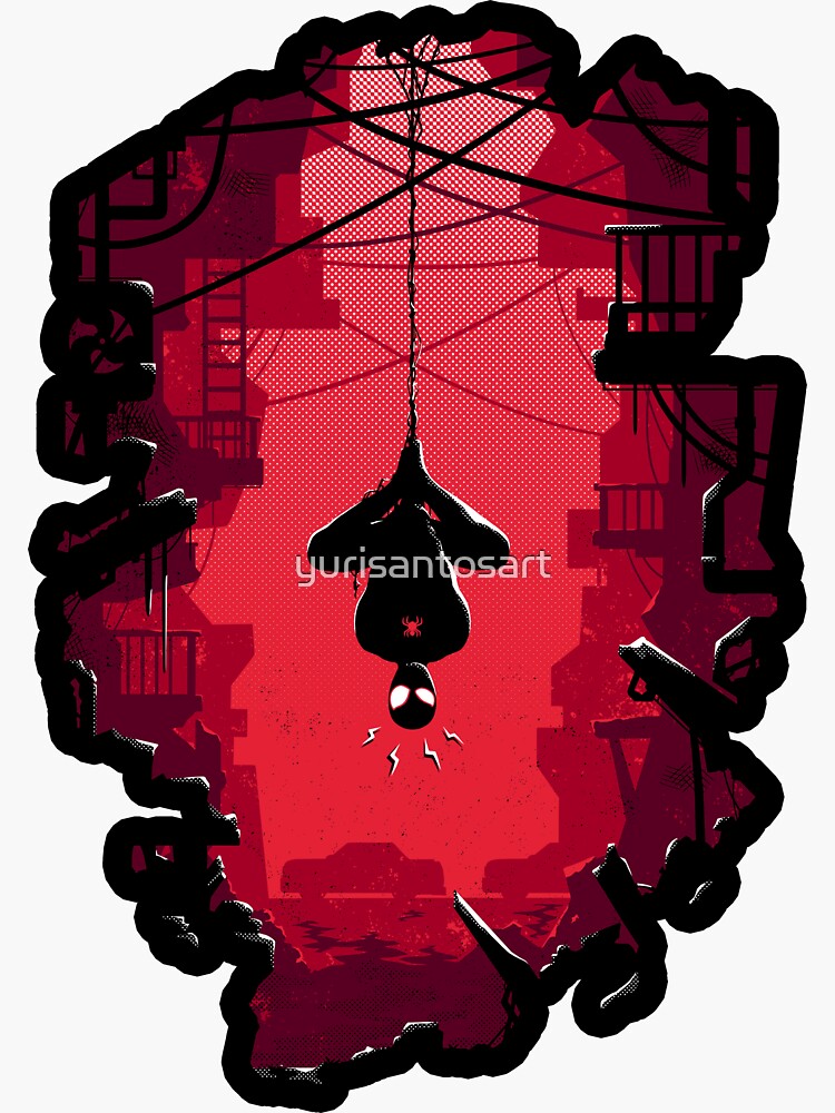 "Friendly Neighborhood" Sticker for Sale by yurisantosart | Redbubble