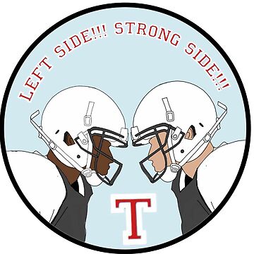"left side strong side" Sticker for Sale by SdrawdeDesigns | Redbubble