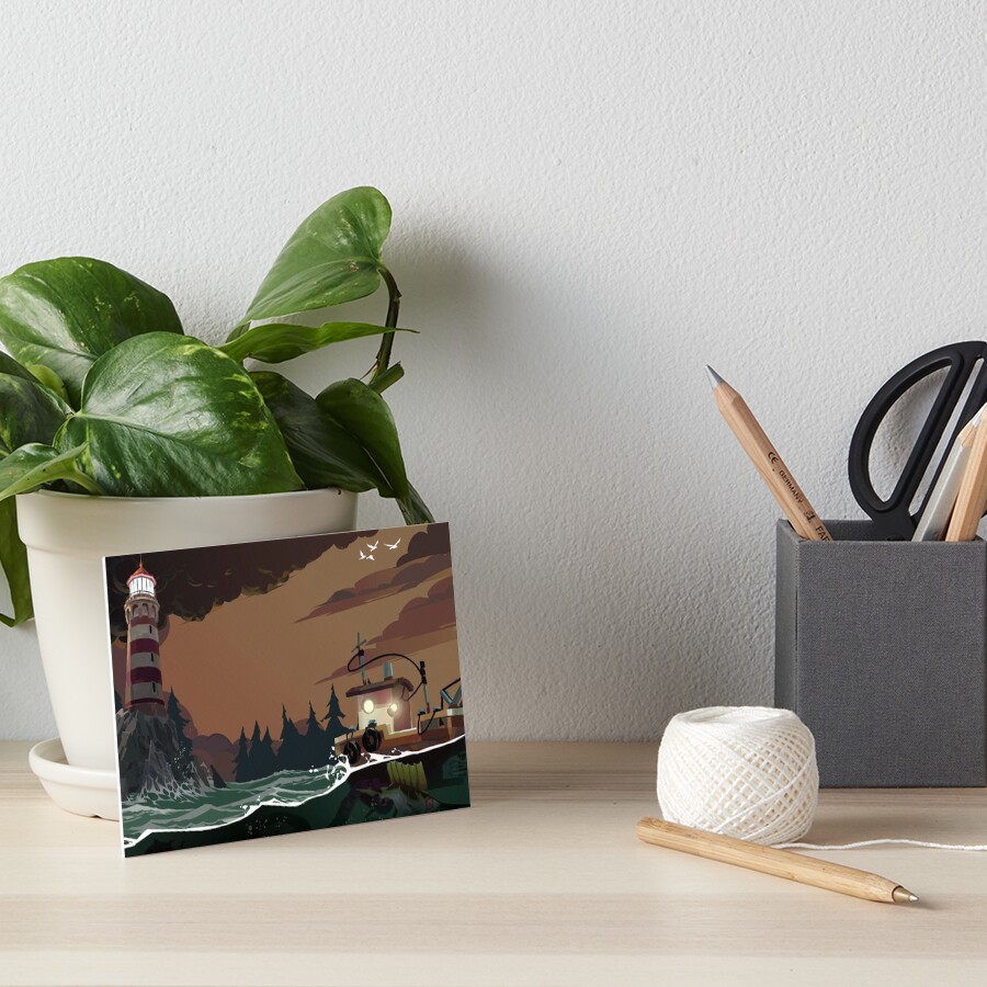 "Dredge Landscape" Poster for Sale by kingdom-print | Redbubble