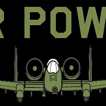 "A-10 Thunderbolt "Warthog" AIR POWER - War Thunder, DCS " Sticker for ...