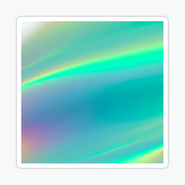 "Azure Iridescent Turquoise" Sticker for Sale by artCdesignsKH | Redbubble