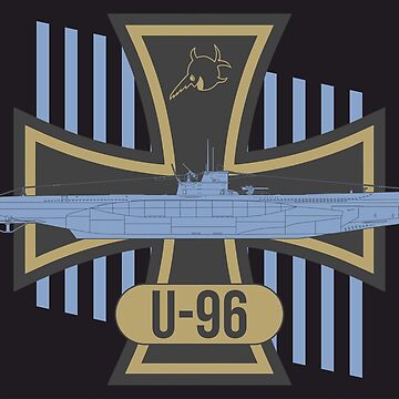 "German WW2 submarine U96" Sticker for Sale by FAawRay | Redbubble