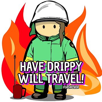 "Have drippy, will travel (In green!) Female" Sticker for Sale by ...