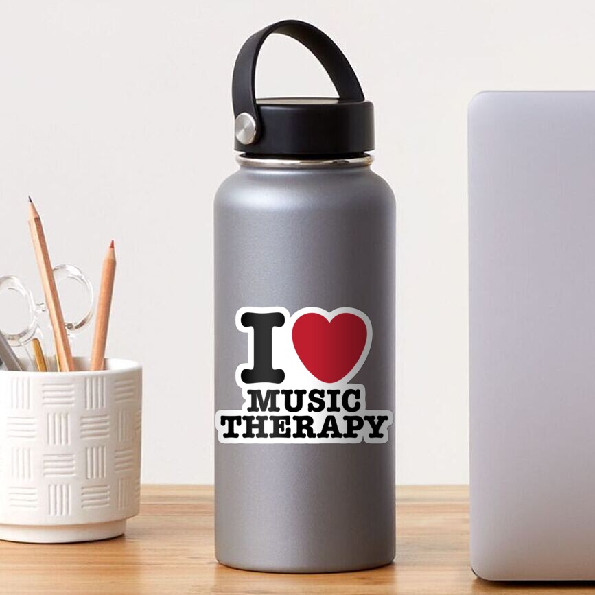 "I Heart Music Therapy" Sticker for Sale by teesaurus | Redbubble