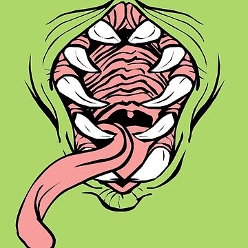 "Fanged Maw" Sticker for Sale by MurpheusTech | Redbubble