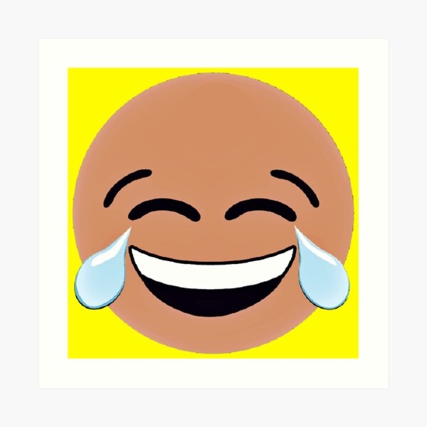 Laughing Emoji Art Prints | Redbubble