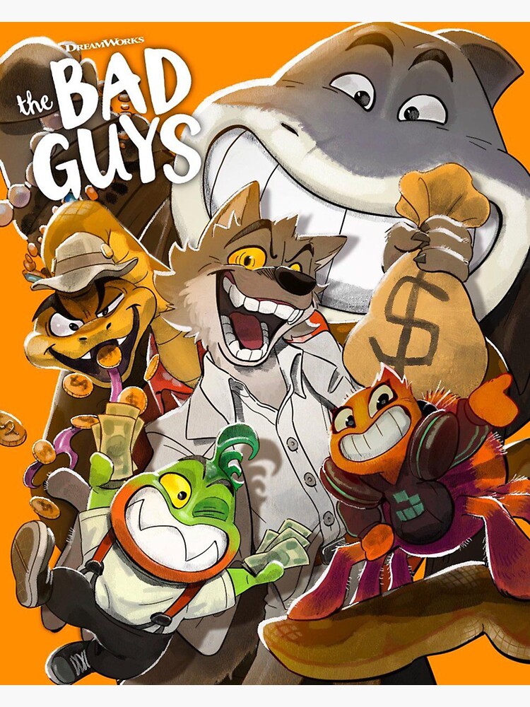 "The Bad Guys" Sticker for Sale by MaypENnington | Redbubble