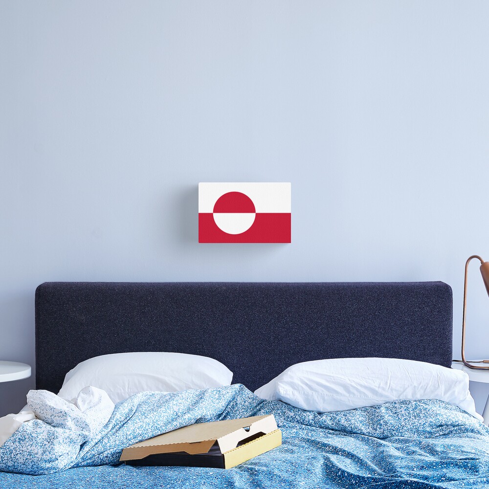 "Flag of Greenland" Sticker by MadeInR | Redbubble