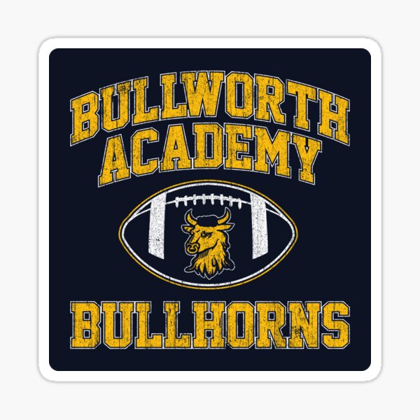 "Bullworth Academy Bullhorns Football" Sticker for Sale by huckblade ...