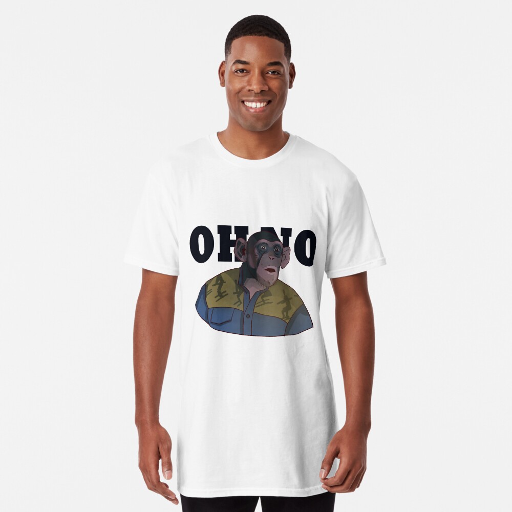 "Oh no monkey meme bad ape" Sticker by Asutip | Redbubble