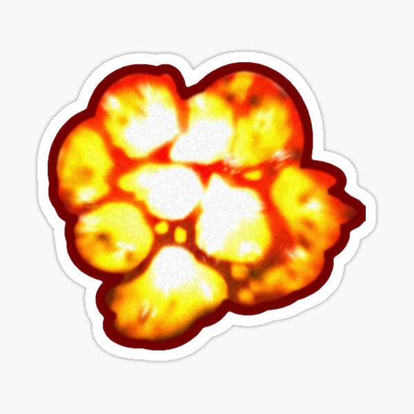 "Explosive Burst" Sticker by frooglekade | Redbubble