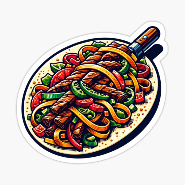 "fajitas" Sticker for Sale by ArtPremium | Redbubble