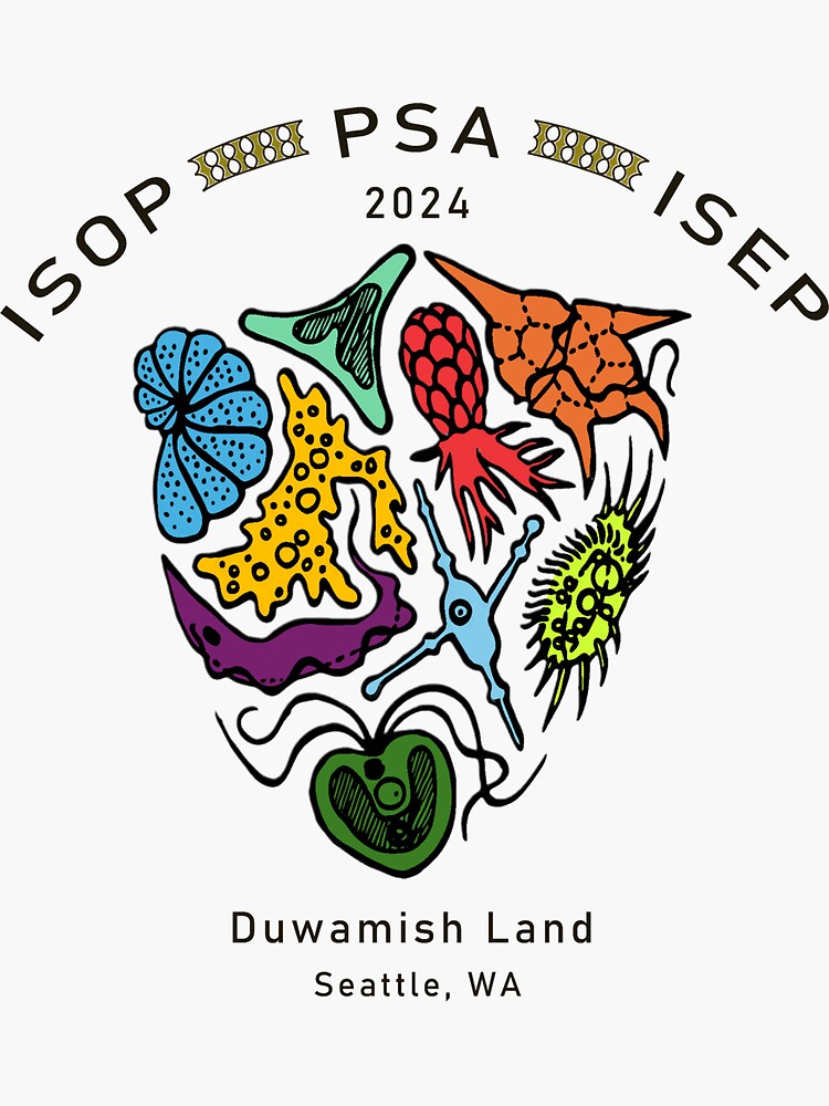 "PSA-ISOP-ISEP 2024 Algae and Protists Logo" Sticker for Sale by ...