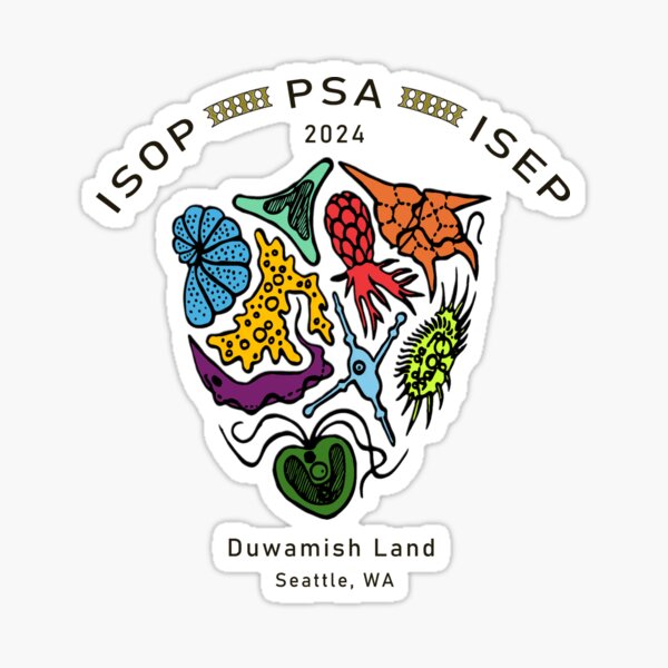 "PSA-ISOP-ISEP 2024 Algae and Protists Logo" Sticker for Sale by ...