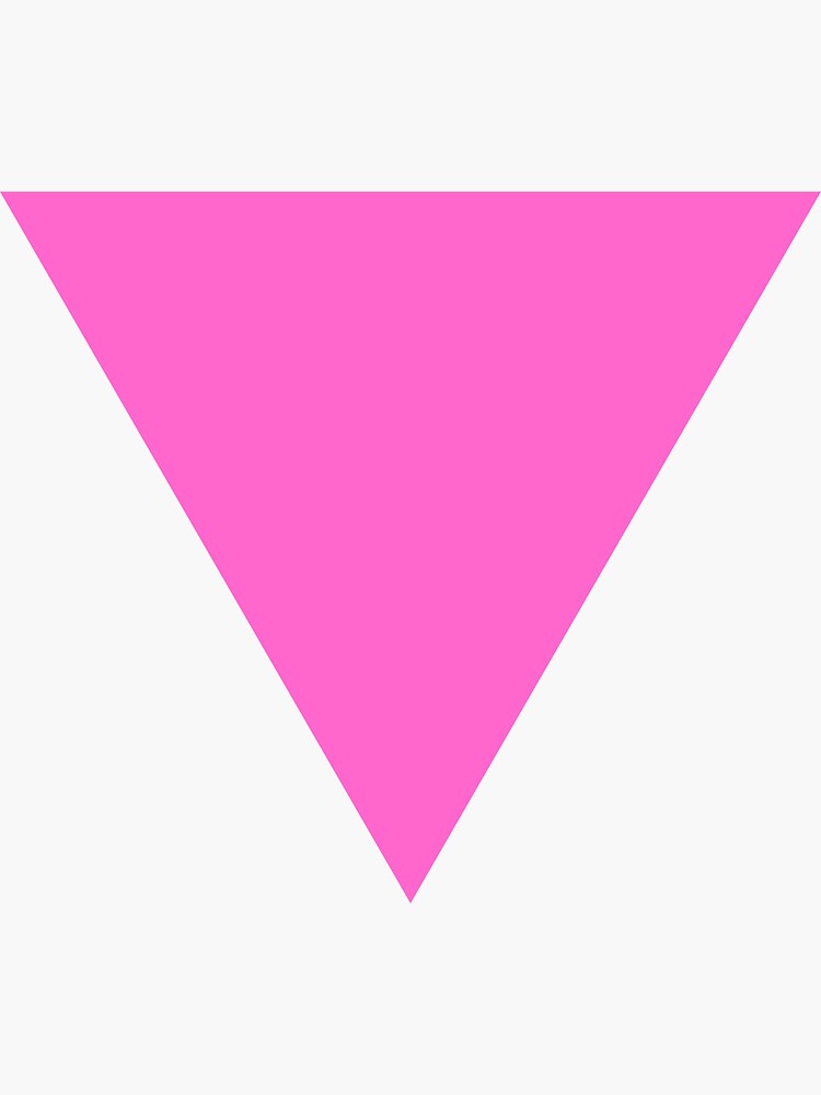 "Pink Triangle, LGBTQ Historic symbol" Sticker for Sale by TQDitty ...