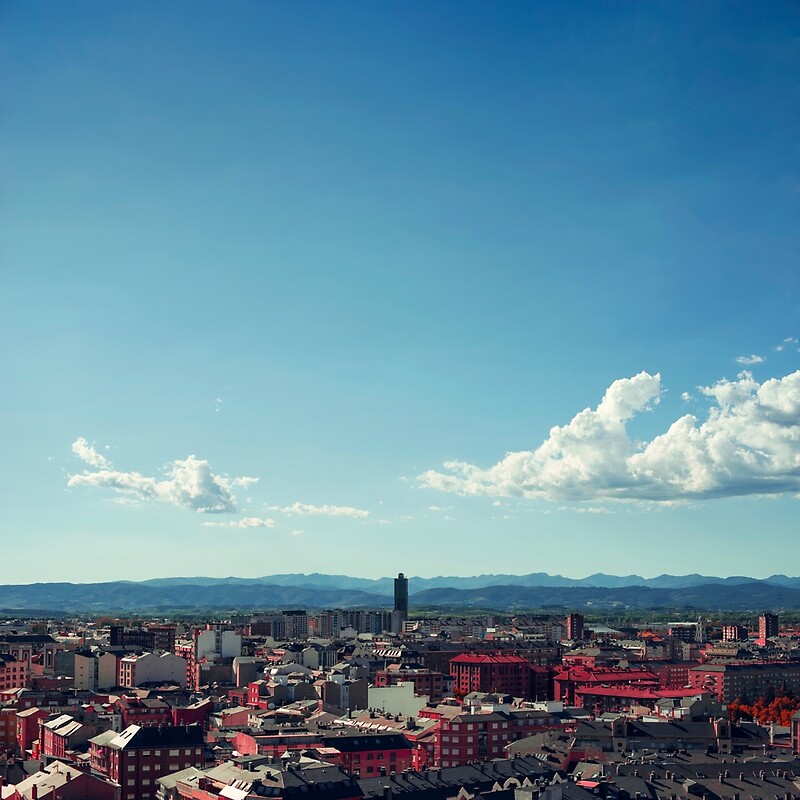 "Red city" by TheOtherErre | Redbubble